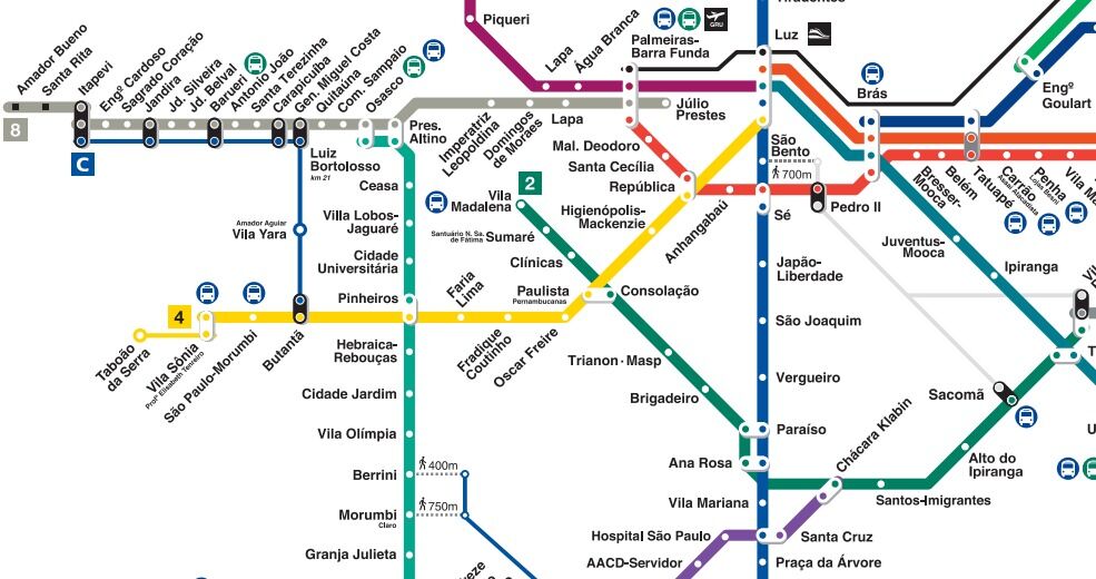 Veja o Mapa do Transporte Metropolitano de São Paulo para 2025